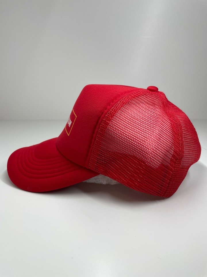 Old River Rum Hoochey Distillery red trucker cap hat adjustable one ...