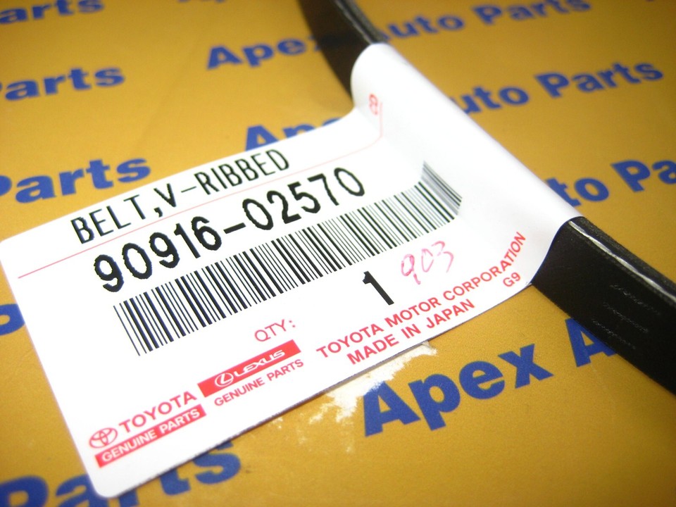 Toyota Prius Fan Alternator Serpentine Belt Genuine Factory OEM 2004 ...