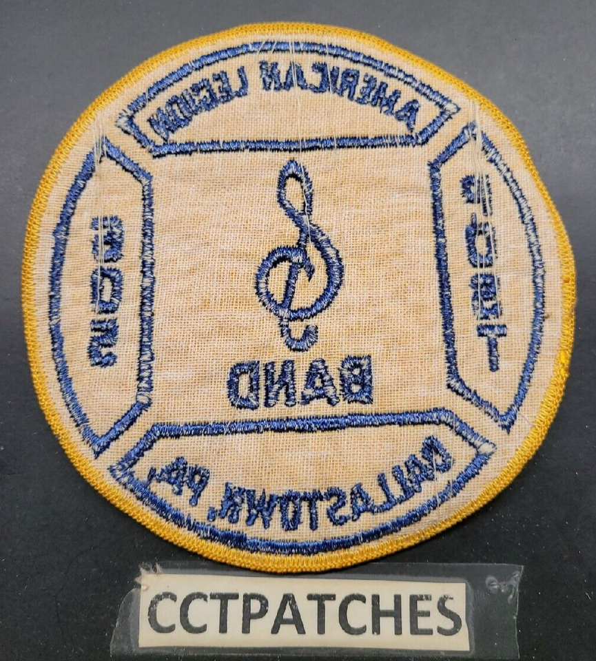 DALLASTOWN, PENNSYLANIA AMERICAN LEGION BAND POST 605 PATCH | eBay