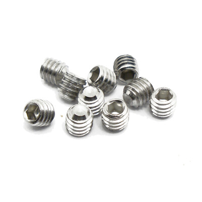 M4 x 4mm, Socket Set Screws Cup Point, A2 304 18-8, Stainless Steel | eBay
