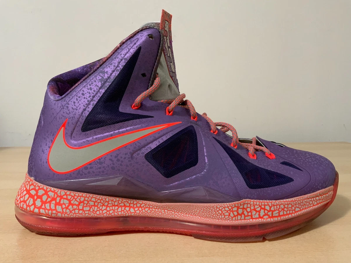 Lebron 10 Grey And Orange
