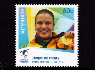 2012 Jacqueline Freney Paralympian Of The Year - MUH 60c Stamp | eBay ...