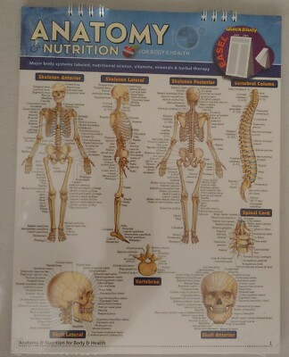 Anatomy & Nutrition [Quickstudy Easel] 9781423222675| eBay