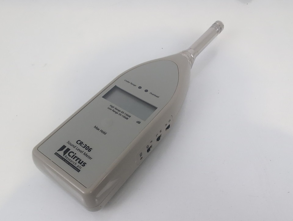 Cirrus Research CR:306 Class 2 Sound Level Meter Acoustic calibrator CR ...