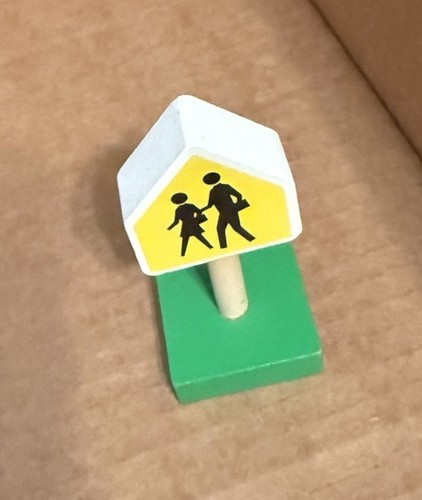 Melissa & Doug Wooden Town Playset REPLACEMENT Piece - School Crossing ...