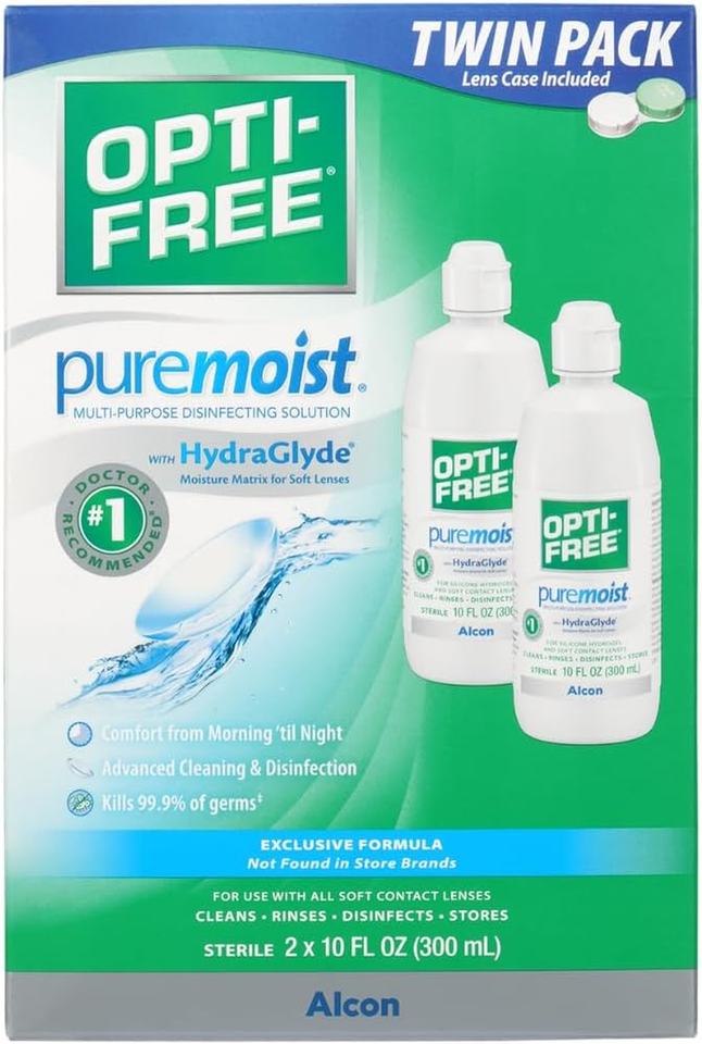 Opti-Free Puremoist Multi-Purpose Contact Lens Cleaning and ...