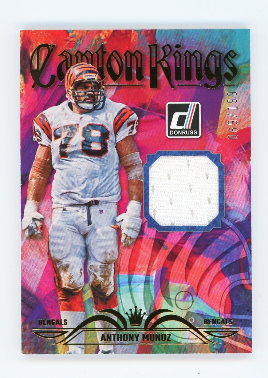 2023 Panini Donruss #6 Anthony Munoz Canton Kings Relic Cincinnati ...