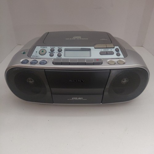 Sony CFD-S01 AM FM Radio Cassette Recorder CD Player Portable Stereo ...