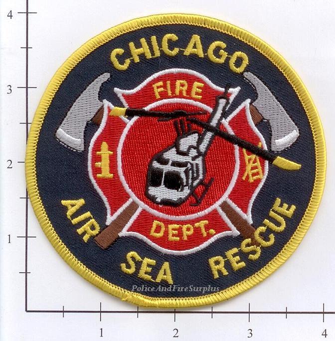 Illinois - Chicago IL Fire Dept Patch v1 - Air Sea Rescue | eBay