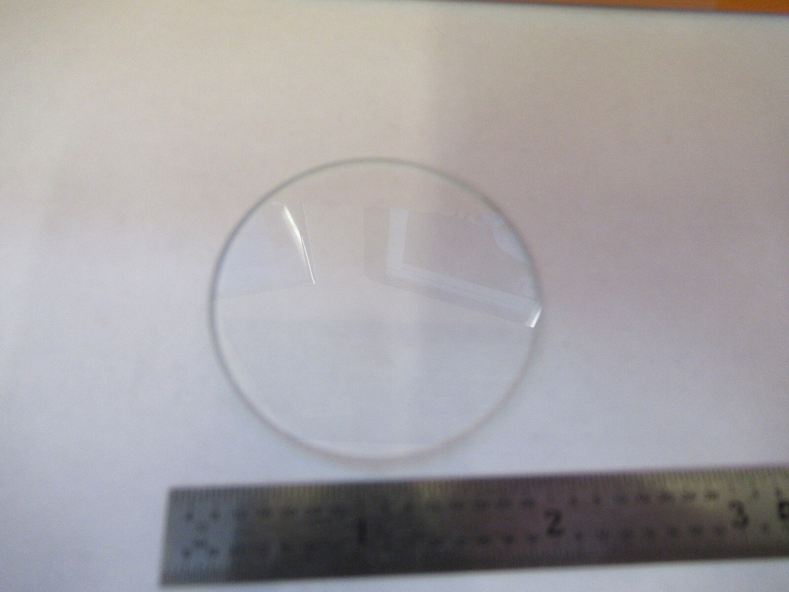 OPTICAL PLANO GLASS ROUND DIFFUSER ILLUMINATOR PLATE OPTICS AS PICTURED ...