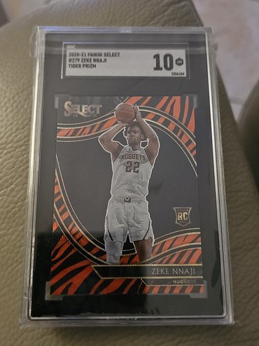 Zeke Nnaji Select Tiger Prizm Courtside Sgc 10 Rookie Nba Nuggets ...