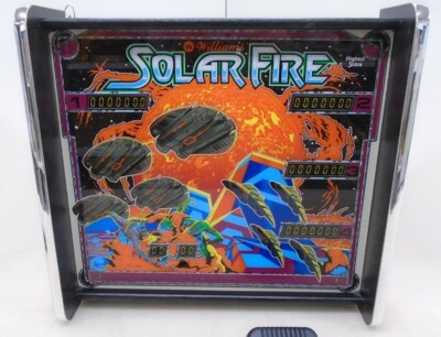 Williams Solar Fire Pinball Head LED Display light box | eBay