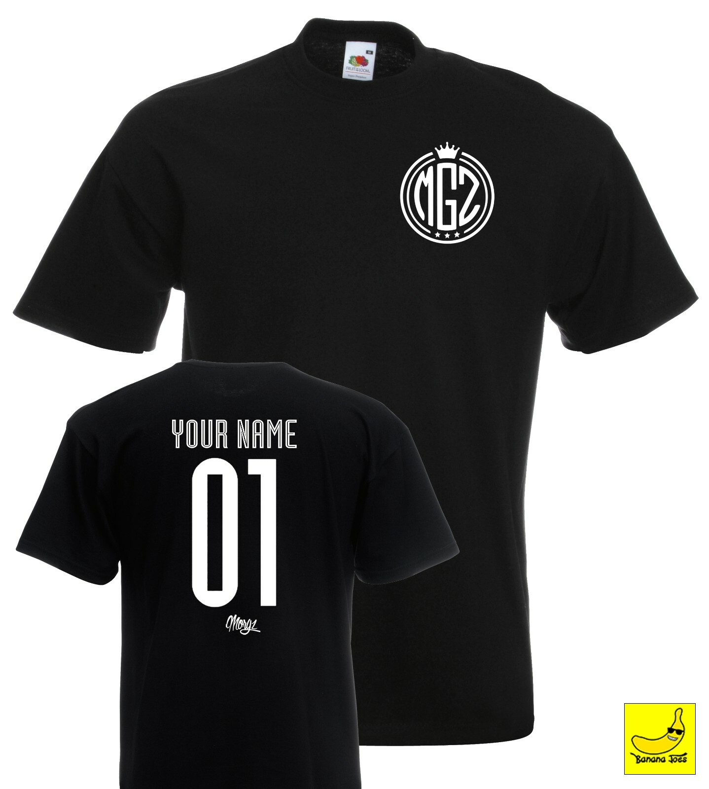 Team Morgz Custom Kids Youtuber T-Shirt MGZ Personalised Merch Gift ...