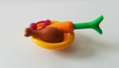 LEGO Castle FOOD King's Dinnerplate Cherries Turkey Leg Root Vegetable ...