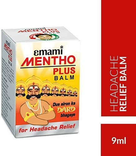 Emami Mentho Plus Headache Balm for Headache Relief 9ml/0.30 fl oz ...