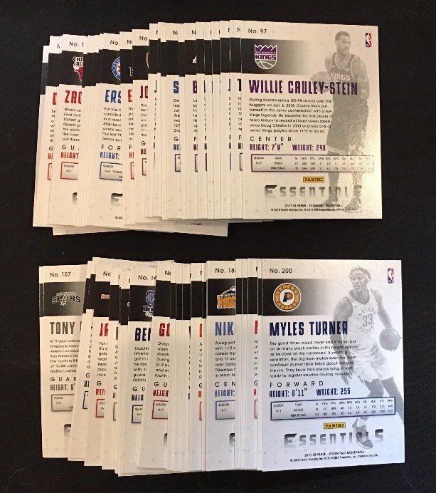 2017-18 Panini Essentials Basketball Base Hobby Cards Lot You Pick | eBay