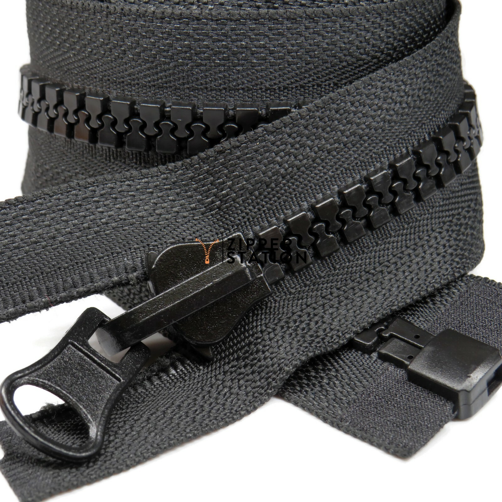 Reversible Open Ended Zip - Chunky Heavy Duty #8 Plastic Zipper | eBay UK