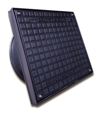 Polydrain 320mm Inspection Chamber cover Square Manhole Drain Cover | eBay