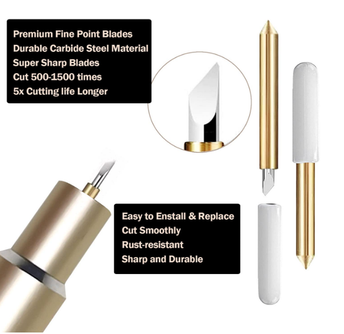 10PCS Premium Fine Point Blade Compatible with Cricut Maker/Maker 3 ...