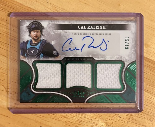 2025 Topps Tier One Baseball Cal Raleigh Autographed Tier One Relics ...