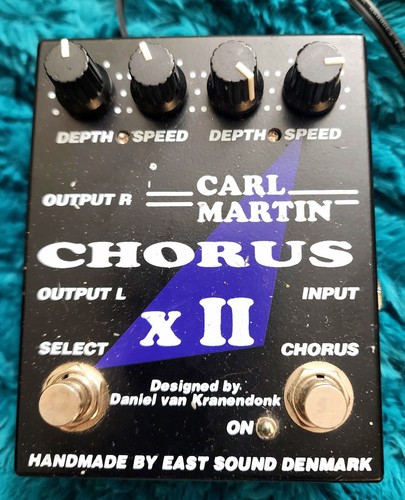 Carl Martin Chorus XII Pedal - Guitar Effect Effects - TC Flanger Delay ...