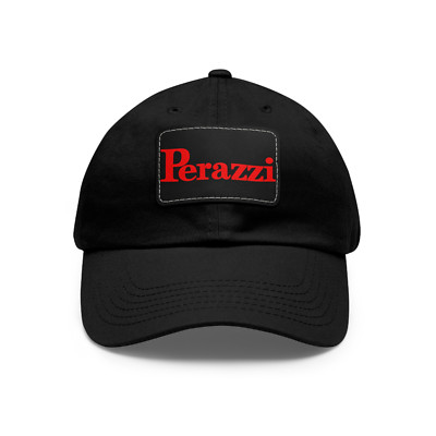 PERAZZI Guns Firearms Black Adjustable Dad Hat with Leather Patch | eBay