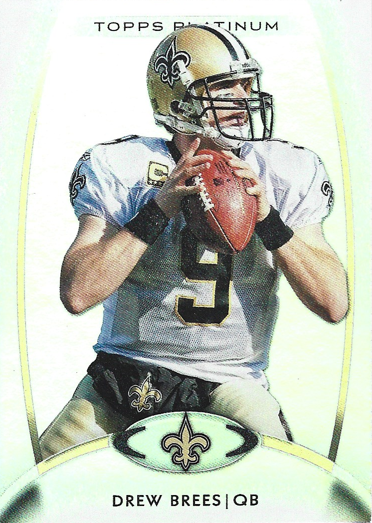 2012 Topps Platinum Drew Brees Card #100 🏈🔥Future HOF'er🔥🏈 | eBay