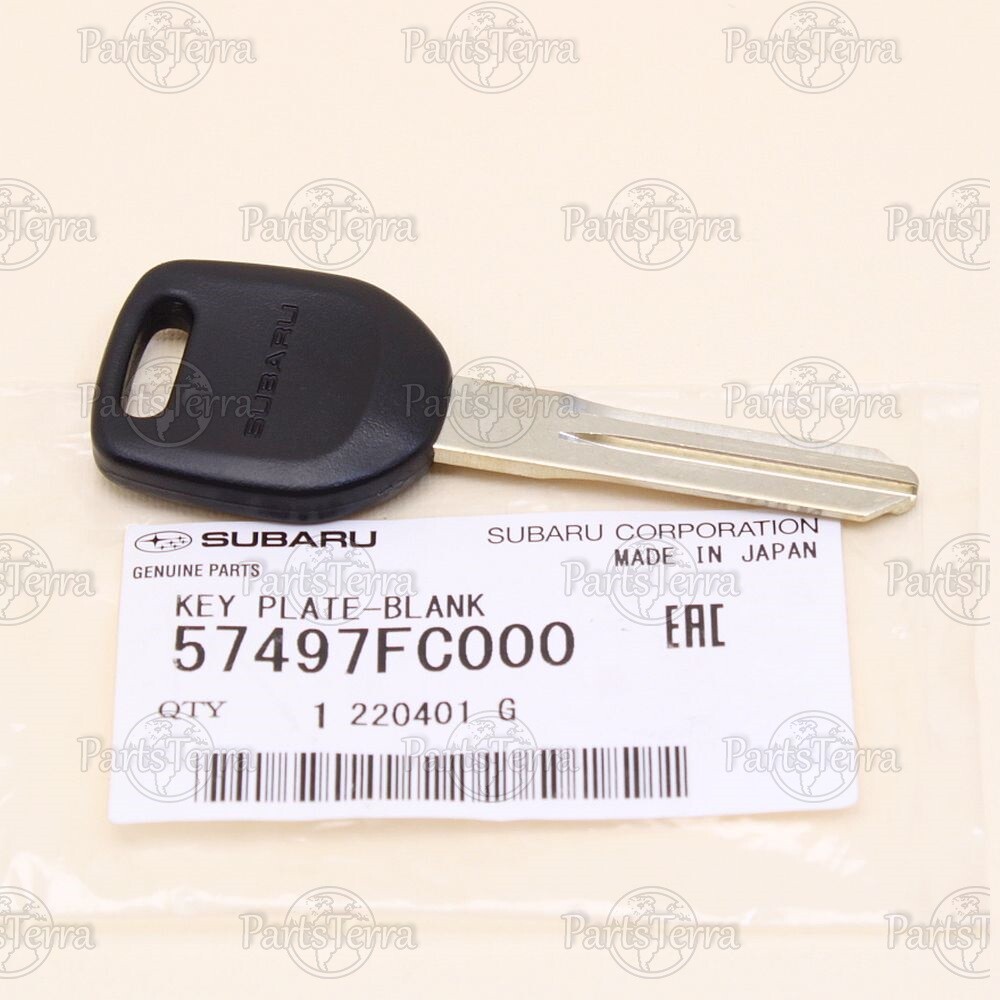 Genuine OEM Subaru FORESTER IMPREZA STI OUTBACK Blank Key Plate Steel ...
