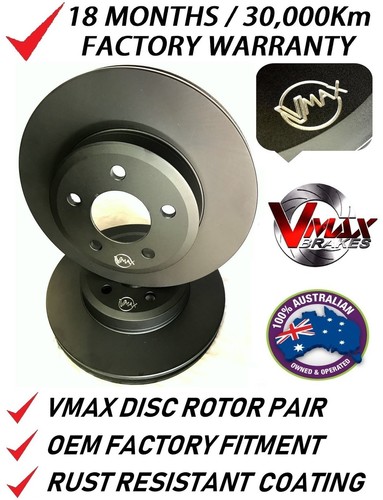 fits TOYOTA Seca AE93 SX DOHC 1991-1994 FRONT Disc Brake Rotors PAIR ...