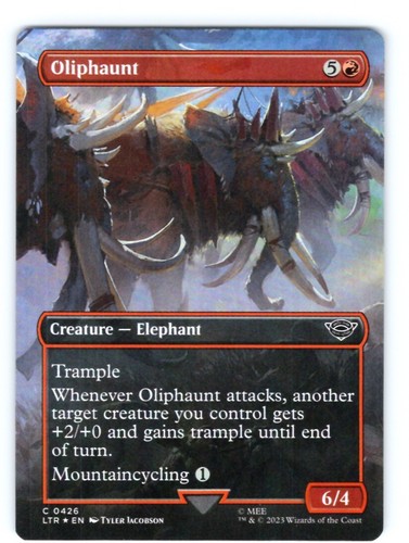 Magic Oliphaunt Scene Foil 0426 LTR Lord of the Rings | eBay