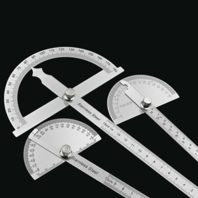 Stainless Steel Protractor Angle Gage Gauge Machinist Tools | eBay