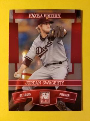 JORDAN SWAGERTY - RC ROOKIE #72 ST. LOUIS CARDINALS - 2010 DONRUSS ...