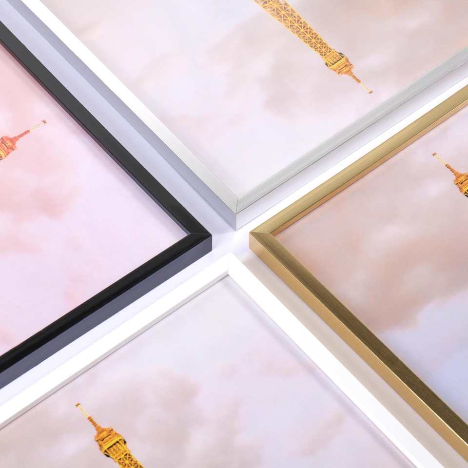 4X6 Picture Frame Set of 3, Made of High Definition Glass for 4X 6 ...