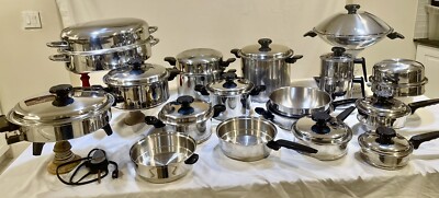 LIFETIME COOKWARE T304 Stainless Steel 32 Pieces Set Skillet Pot Pan | eBay