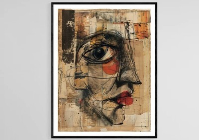 Vibrant Abstract Dada Art - Colorful Randomness Home Decor | eBay