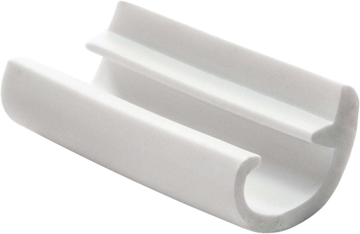 1" White Flexible RV Screw Cover Trim Molding W/Leg | Marine Trim ...