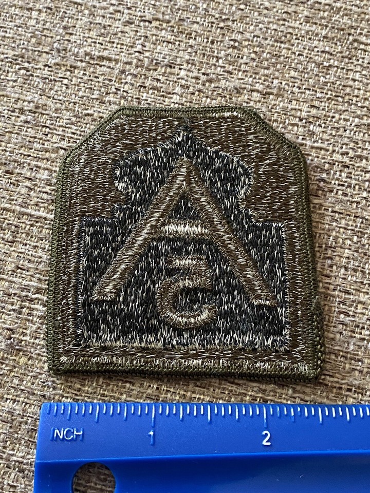 US Army 5th Army Subdued Patch A Castle INV7017 | eBay