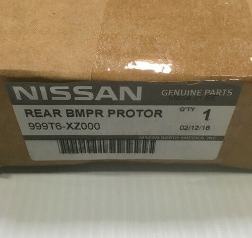 Genuine OEM Nissan 999T6-XZ000 Rear Chrome Bumper Protector 2013-2014 ...