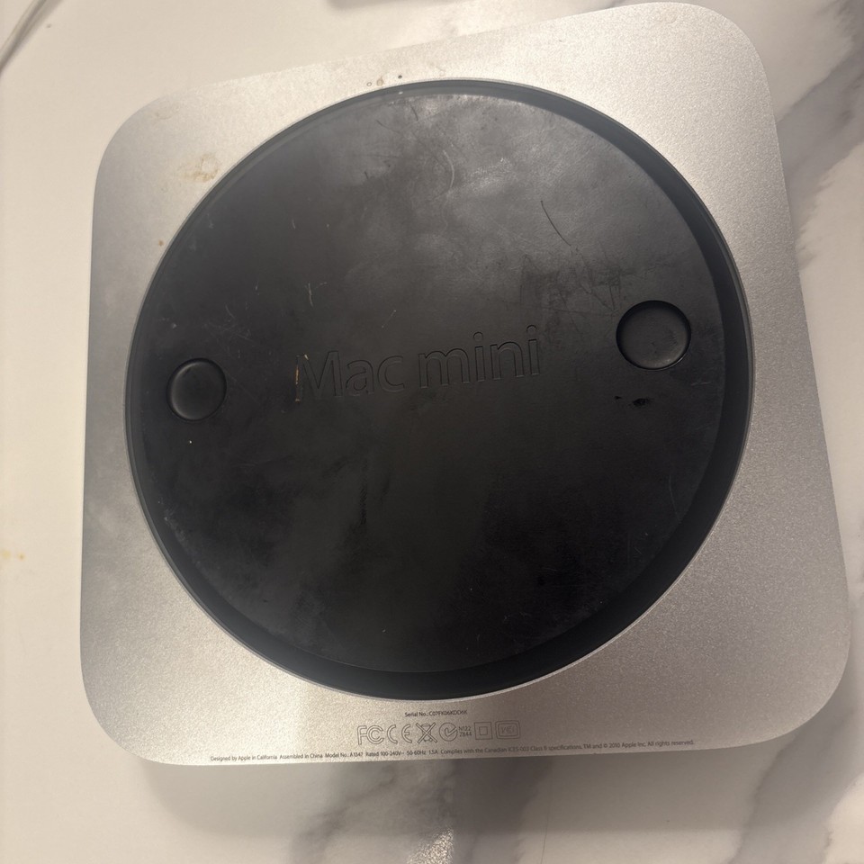 2012 Apple Mac Mini Serial #c07fk06kdd6k w/ USB SUPERDRIVE MOUSE AND ...