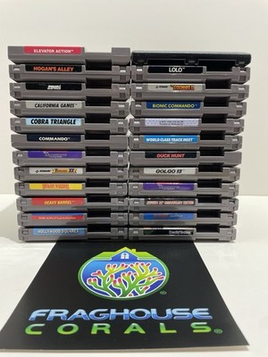 Nintendo Game Lot (Nintendo, Nes) 24 Game Bundle POLISHED PINS CLEANED ...