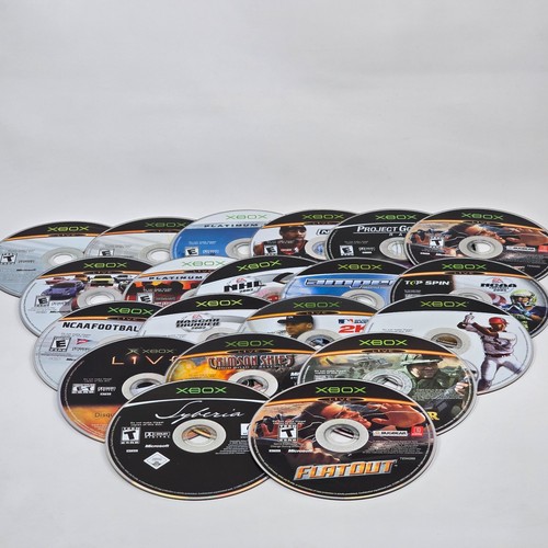 Lot of 100x Loose Original Xbox Discs LOT D (UNTESTED) Some will need ...