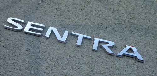 Nissan Sentra emblem badge letters trunk lid logo rear OEM Factory ...