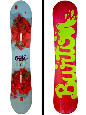 #994 Burton Sweet Tooth Flat Top Womens Snowboard 136 cm | eBay