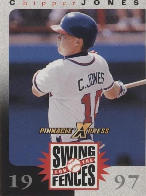 1997 Pinnacle X-Press - Swing for the Fences Game Chipper Jones for ...