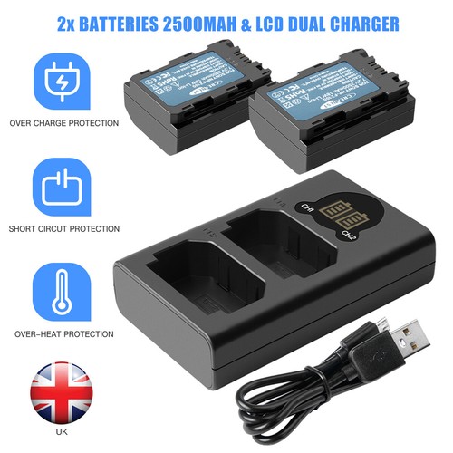 For Sony NP-FZ100 Batteries & Charger Set for A7 III, A7R III/IV, A9S ...