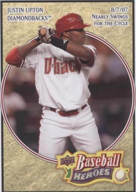 2008 Upper Deck Baseball Heroes - Justin Upton #4 for sale online | eBay