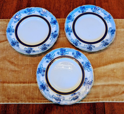 Set Of 3 Goodwin Co. Plates Semi-Porcelain Circa 1896-1912. 7 1/4 ...