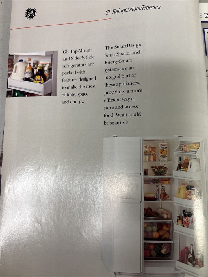 GE Showcase A Selection Of GE Profile And GE Appliances Fall 1996. | eBay