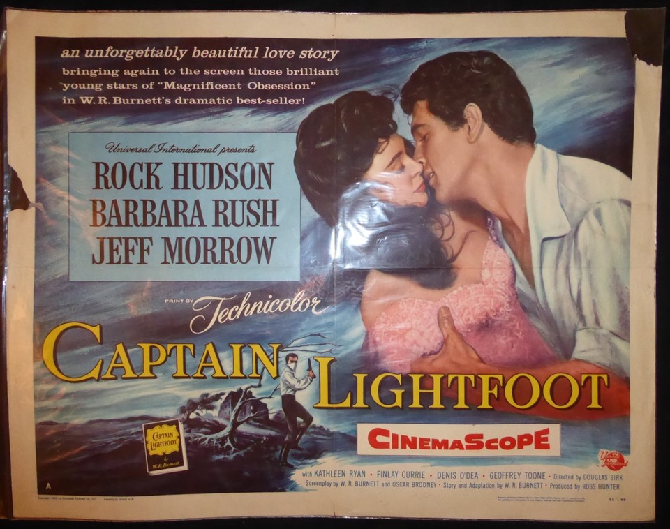 Captain Lightfoot- Half-Sheet Movie Poster (1955, 22 X 28 in.) | eBay