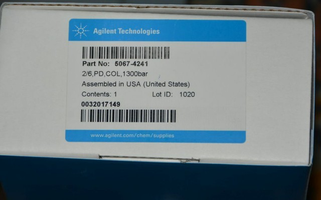 Agilent 5067-4241 Quick-Change valve head 2-position/6-port 1 300 bar ...
